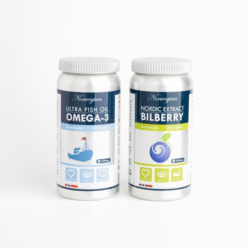 RINKINYS CHOLESTEROLIUI (žuvų taukai + mėlynių ekstraktas)